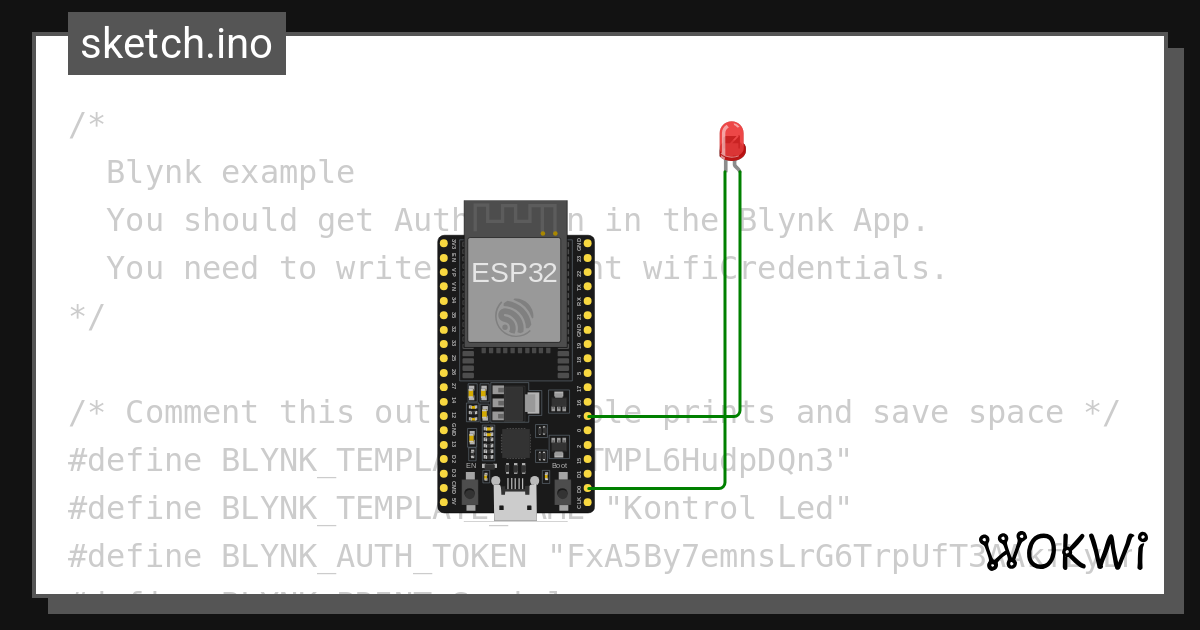 Blynk Led 1 Copy 5 Wokwi Esp32 Stm32 Arduino Simulator 5240