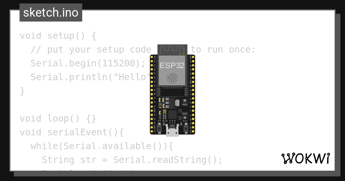 Serial Read String Using Interrupt Function Wokwi Esp32 Stm32 Arduino Simulator 0659
