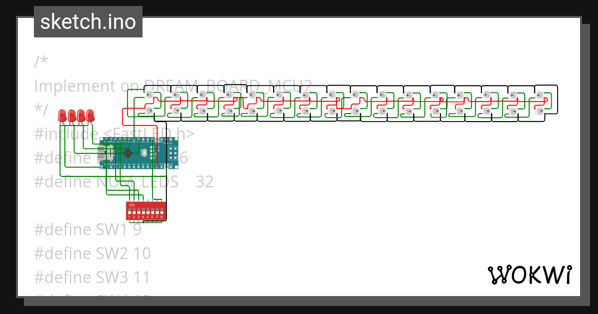 DREAM BOARD - Wokwi ESP32, STM32, Arduino Simulator
