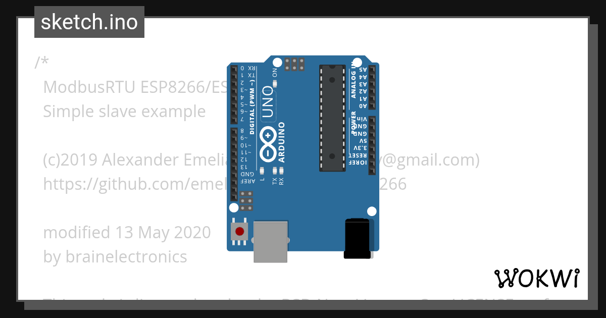 Wokwi - Online ESP32, STM32, Arduino Simulator