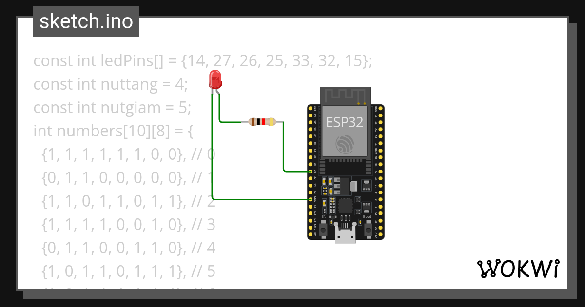minh - Wokwi ESP32, STM32, Arduino Simulator
