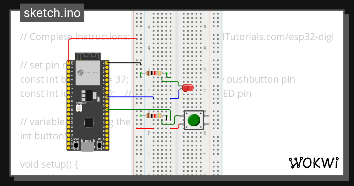 lab4 - Wokwi ESP32, STM32, Arduino Simulator