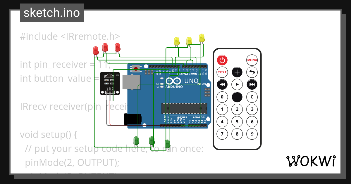 AI TRAFFIC CONTROL - Wokwi ESP32, STM32, Arduino Simulator