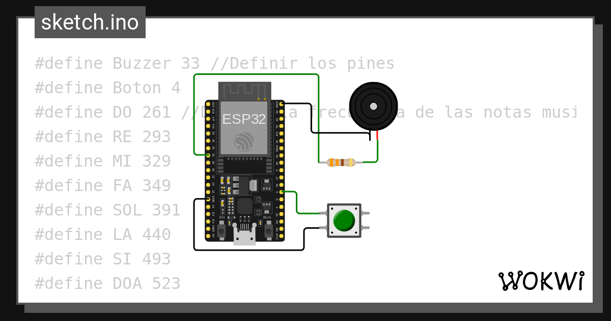 Cajita Musical Wokwi Esp32 Stm32 Arduino Simulator 