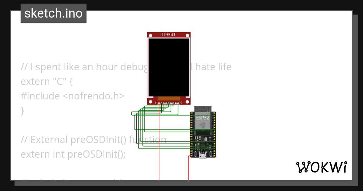 WokwiNES_ESP32 - Wokwi ESP32, STM32, Arduino Simulator