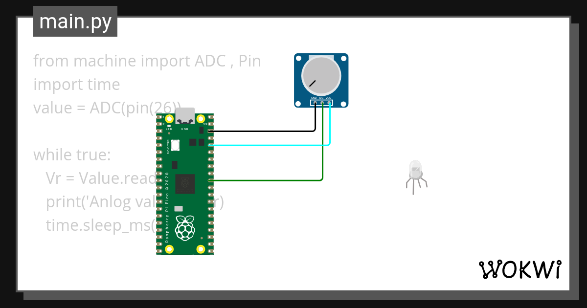 Analog Star Wokwi Esp32 Stm32 Arduino Simulator 