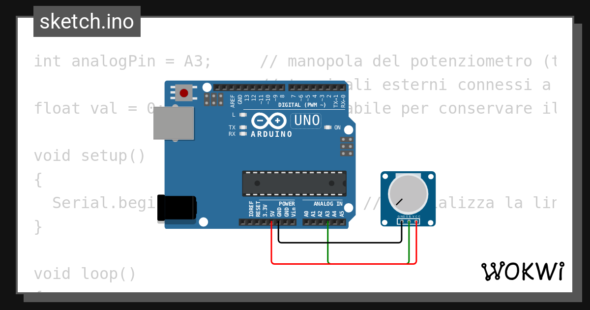Potenziometro Wokwi Esp32 Stm32 Arduino Simulator 7164
