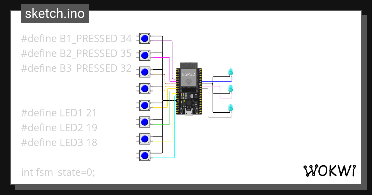 Ej5 - Wokwi ESP32, STM32, Arduino Simulator