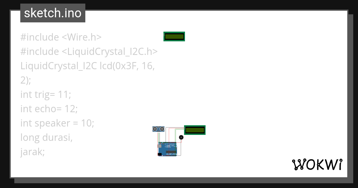 Ultrasonic 2 Wokwi Esp32 Stm32 Arduino Simulator