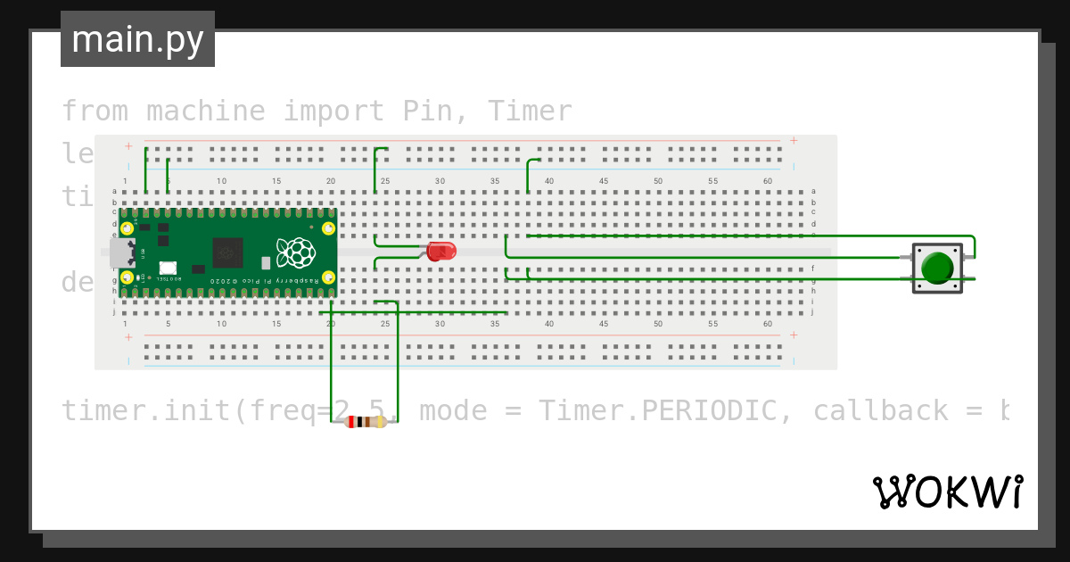 Blinking Onboard Led Wokwi Esp32 Stm32 Arduino Simulator