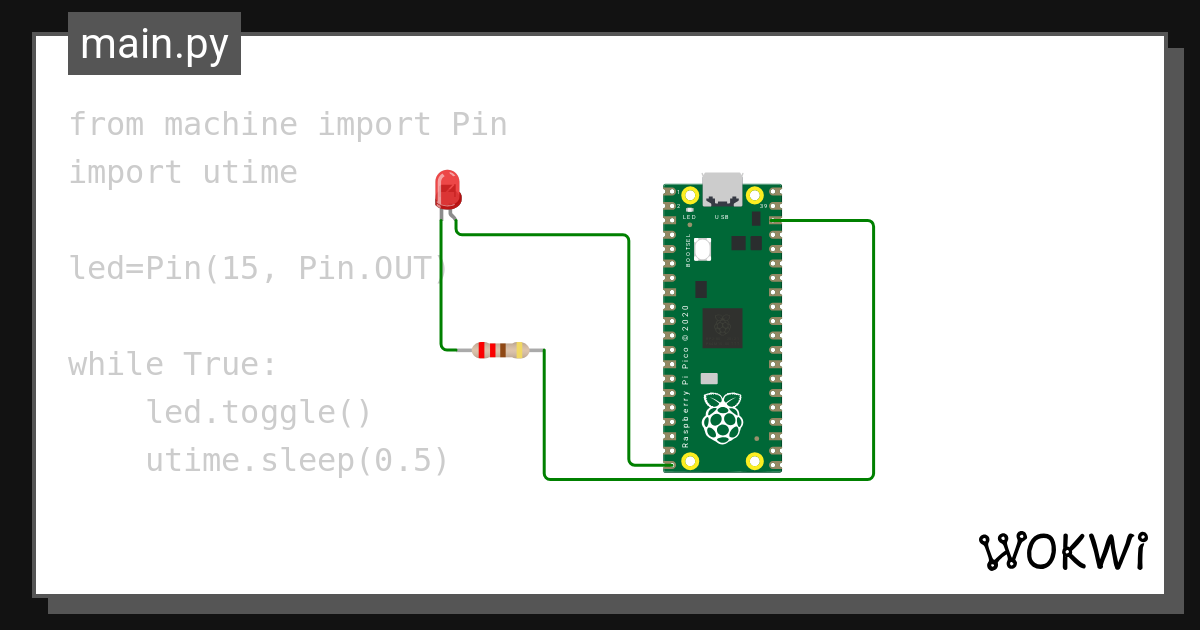 Led Glow Wokwi Esp32 Stm32 Arduino Simulator