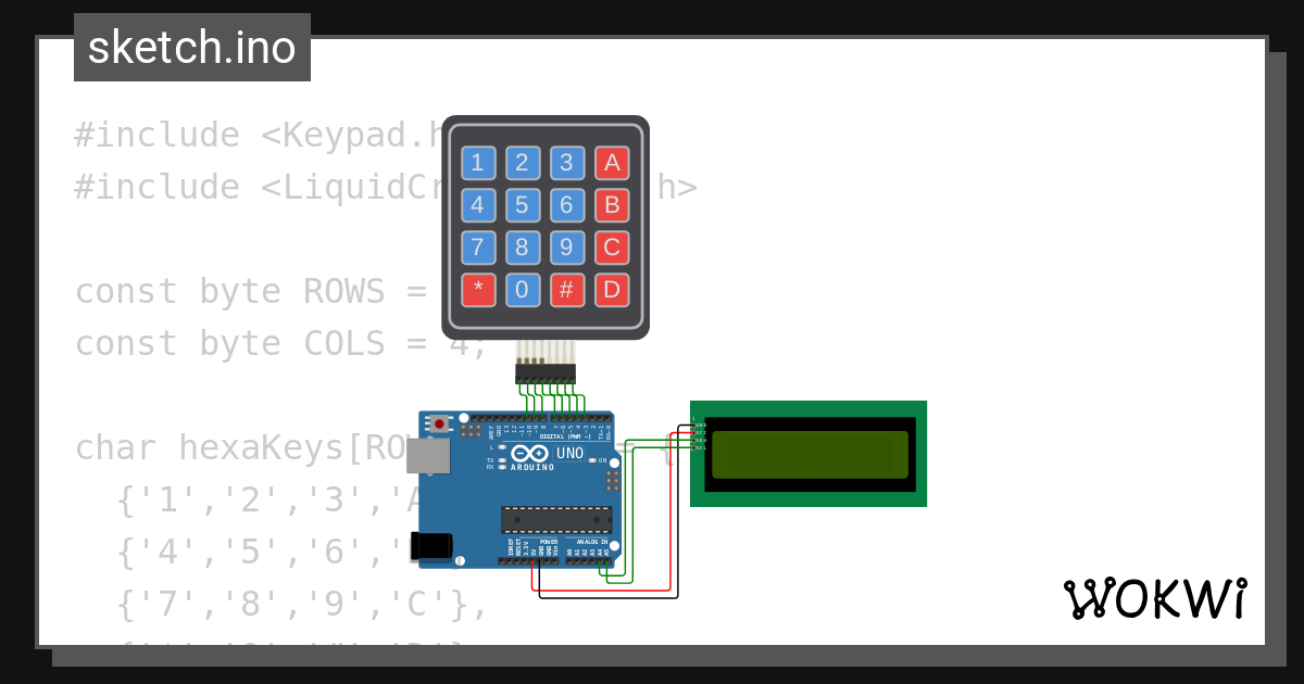 Ecran Lcd Wokwi Esp32 Stm32 Arduino Simulator 5424