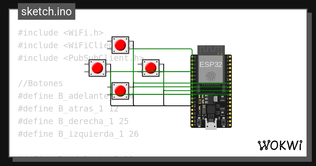 Publishercoche Wokwi Esp32 Stm32 Arduino Simulator