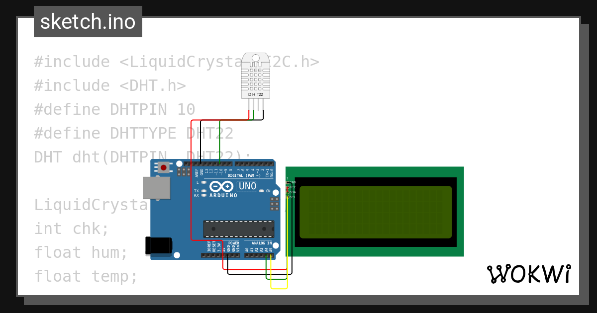 Suhu Dan Kelembaban Wokwi Esp32 Stm32 Arduino Simulator 1955
