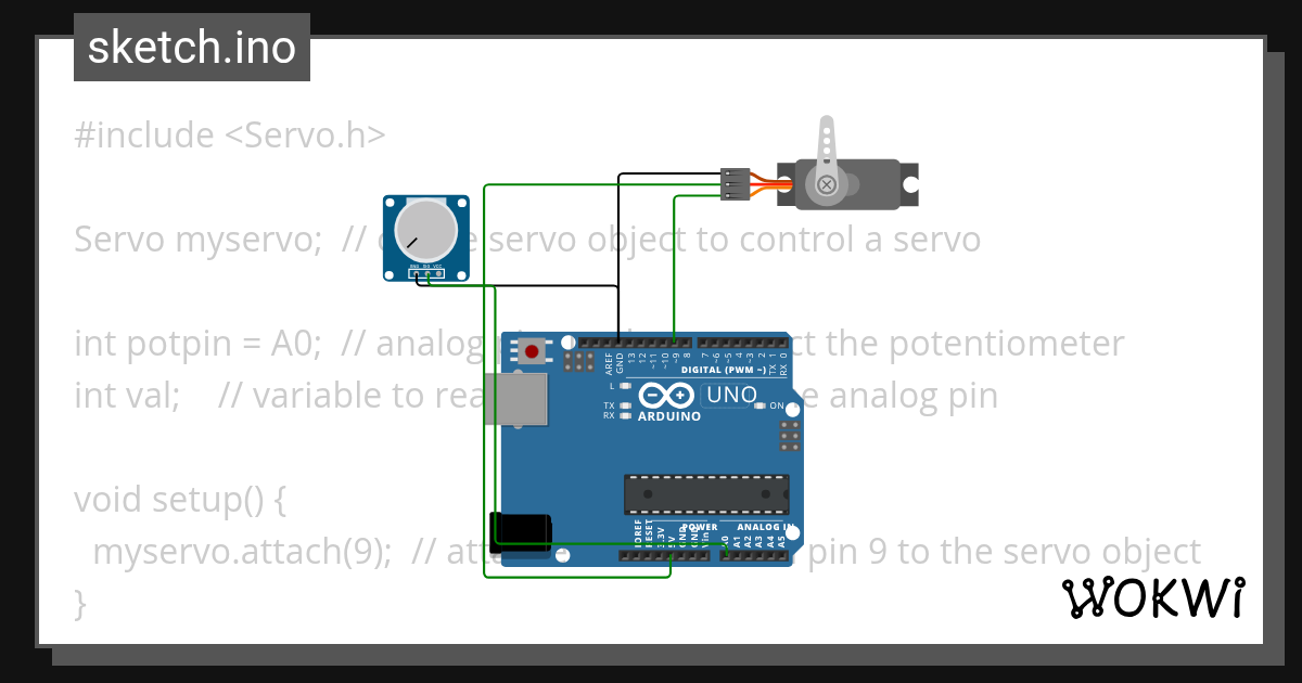 servo - Wokwi ESP32, STM32, Arduino Simulator