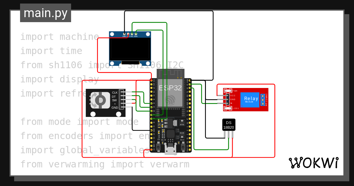 Rotary Encoder Versie 2 Encodertest Wokwi Esp32 Stm32 Arduino Simulator 0319