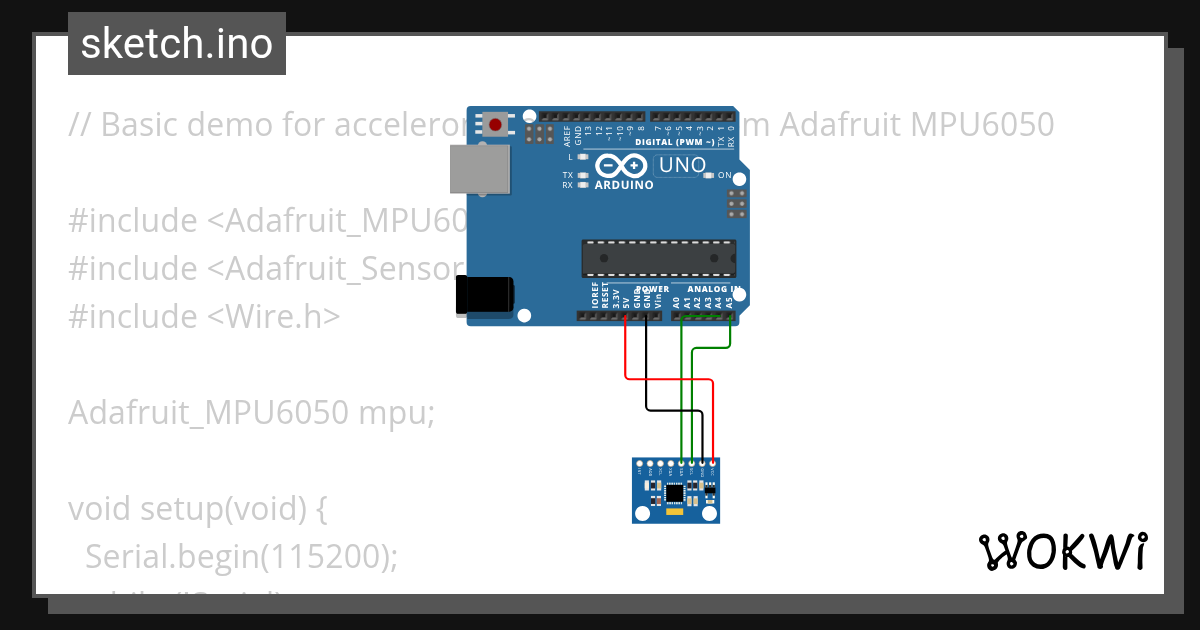 MPU6050-test - Wokwi ESP32, STM32, Arduino Simulator