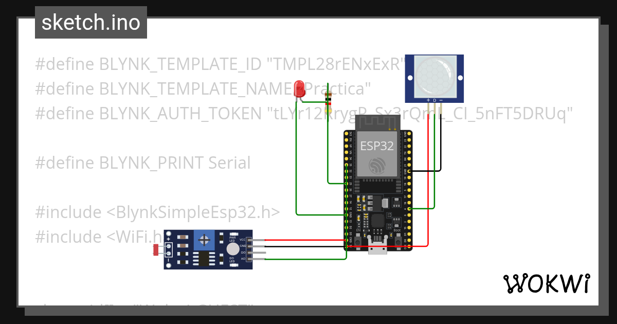 Practica Wokwi Esp32 Stm32 Arduino Simulator 
