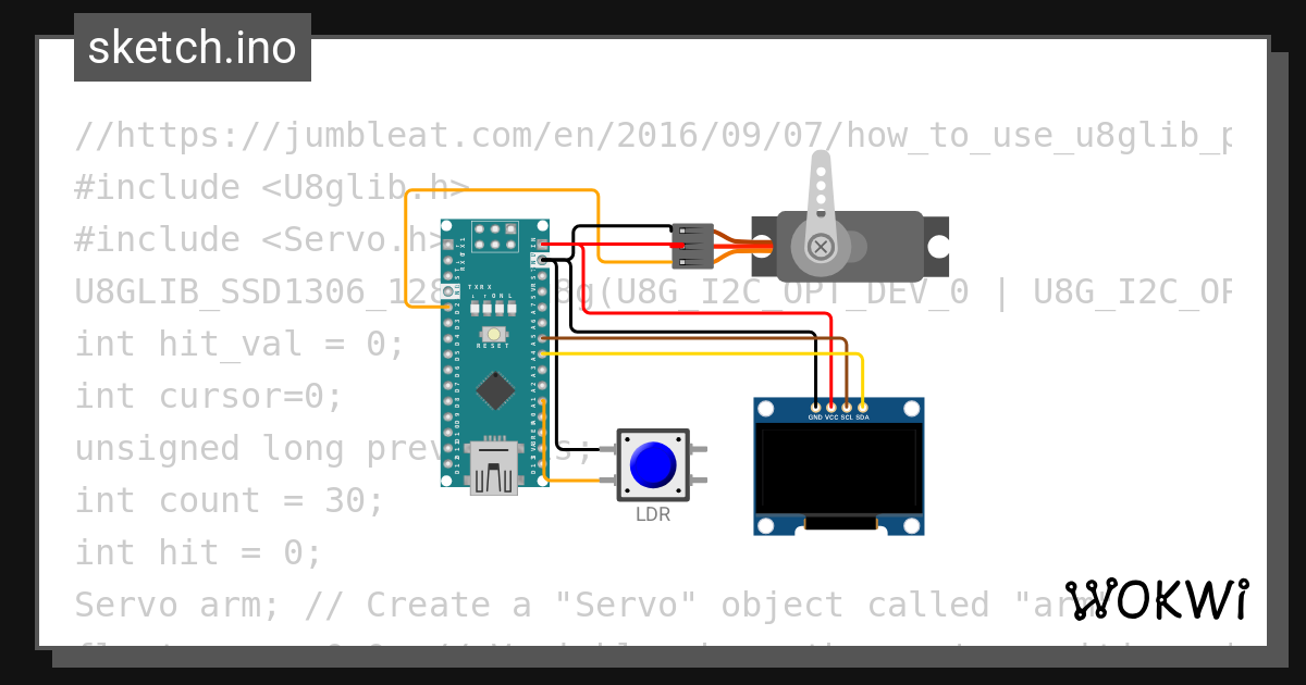 Shootinggame1servooled Wokwi Esp32 Stm32 Arduino Simulator 1532