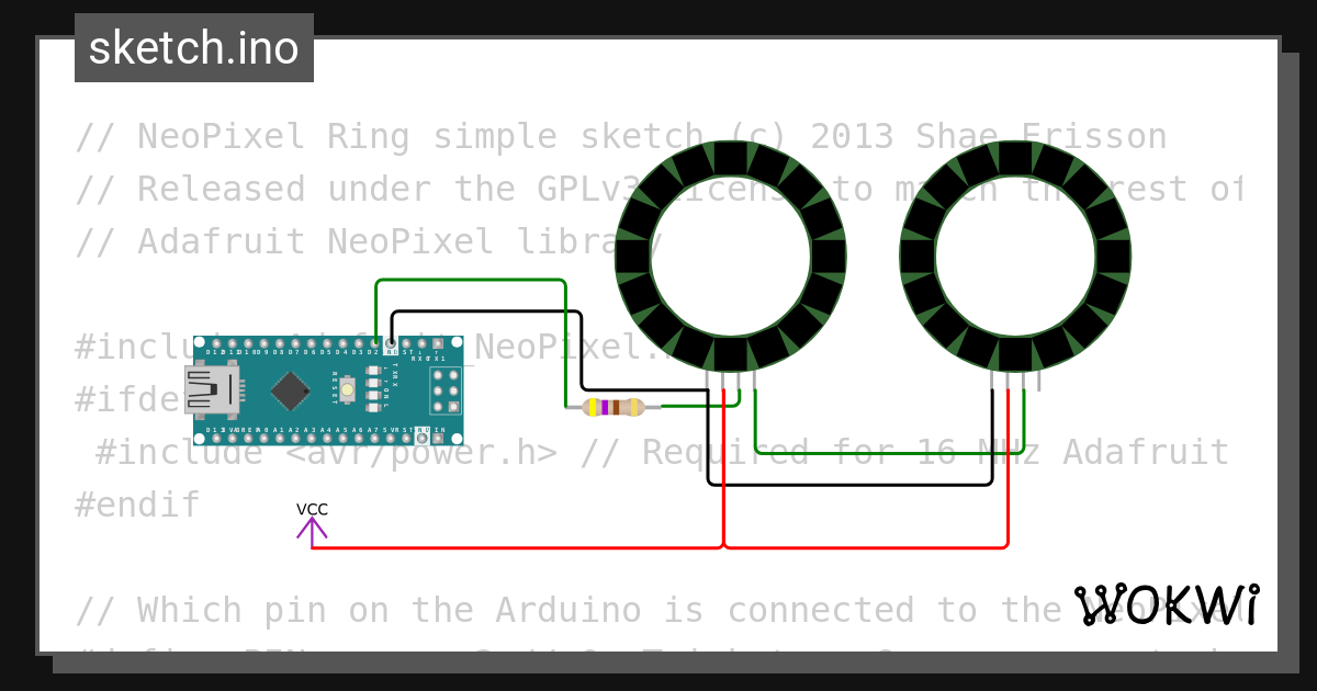 Ledstrip Test Wokwi Esp32 Stm32 Arduino Simulator