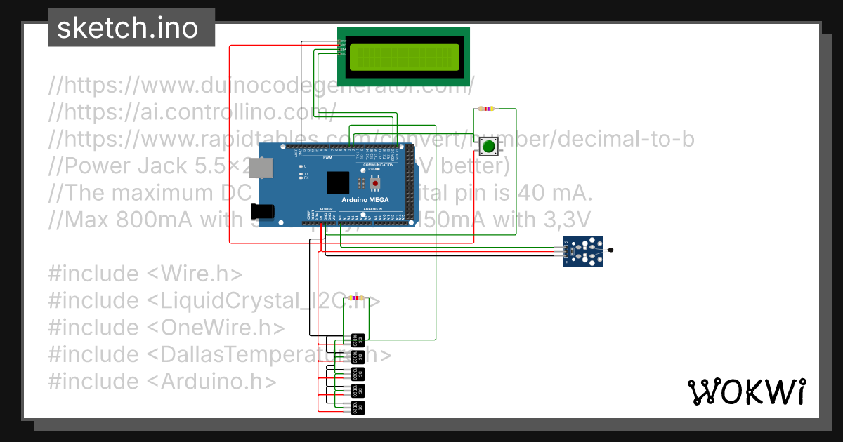 Wokwi - Online ESP32, STM32, Arduino Simulator