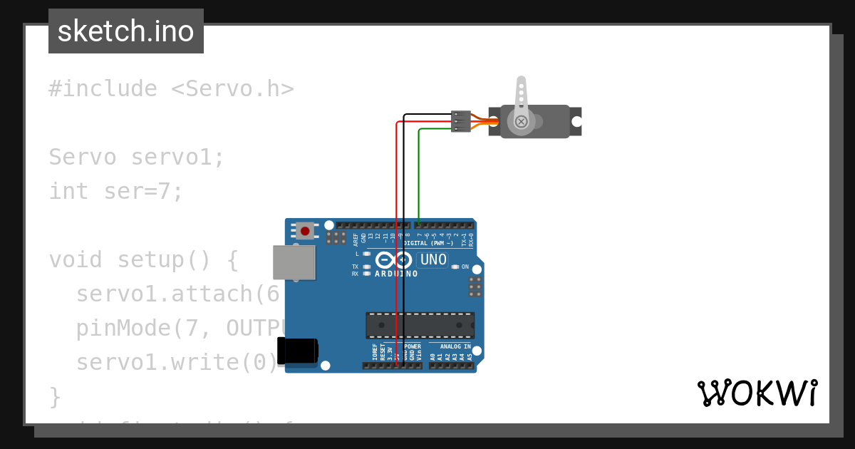 Servo Deneme Wokwi Esp32 Stm32 Arduino Simulator 4314