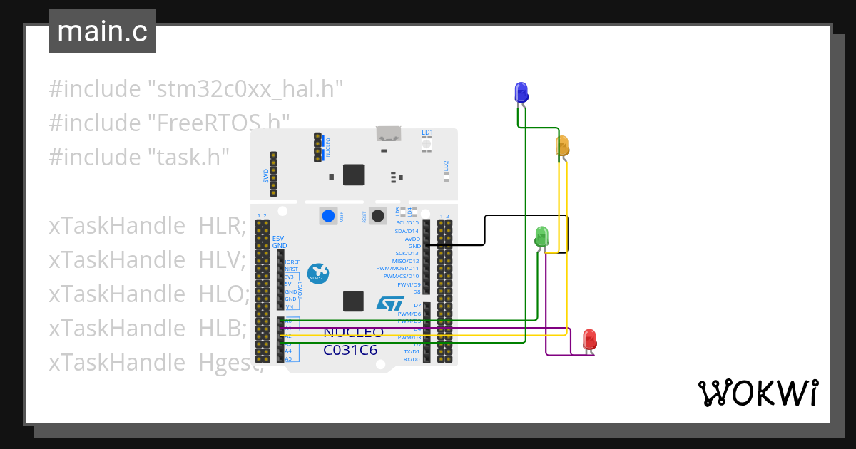 STM32 freertos GESTION DES TACHES Copy - Wokwi ESP32, STM32, Arduino Simulator
