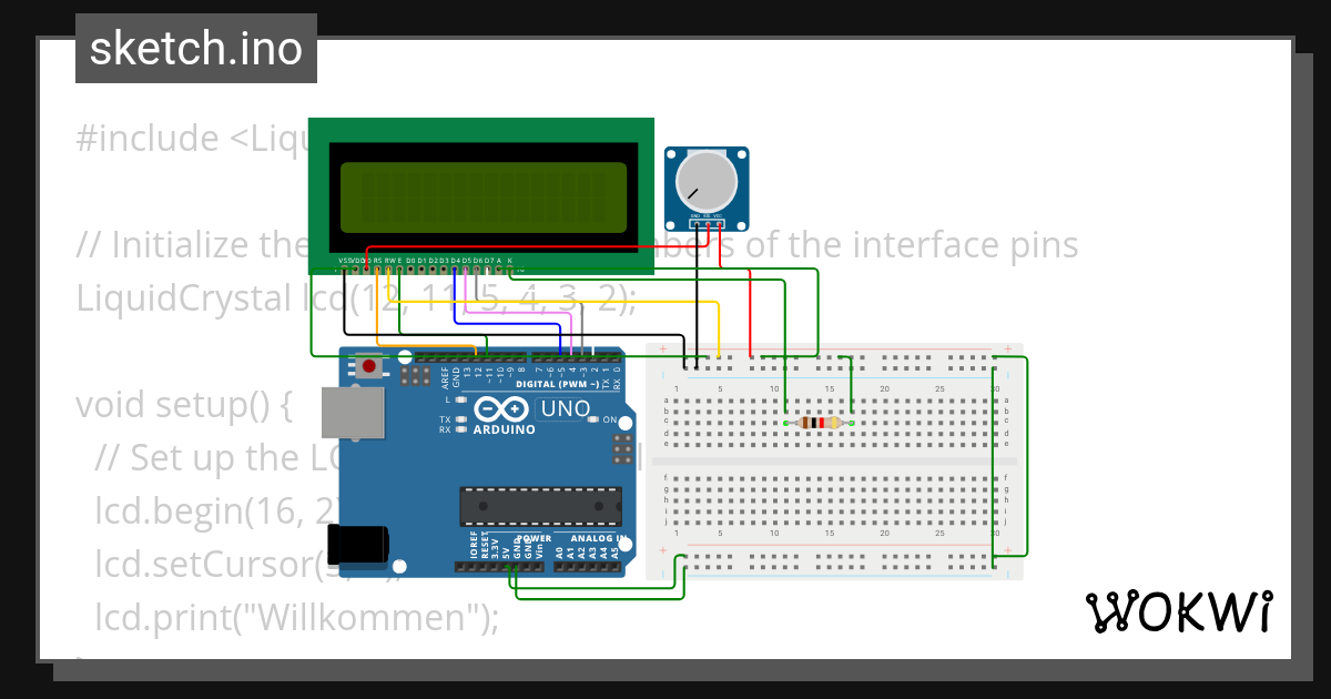 pot-meter machine - Wokwi ESP32, STM32, Arduino Simulator