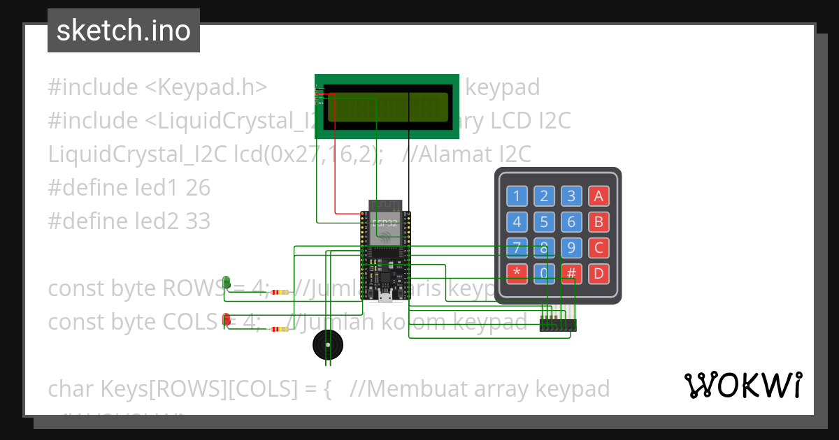 Syahranuranggraenismartpassword Wokwi Esp32 Stm32 Arduino Simulator