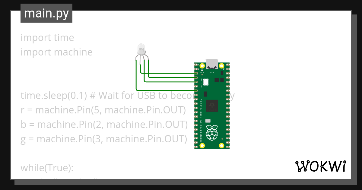 RGB - Wokwi ESP32, STM32, Arduino Simulator