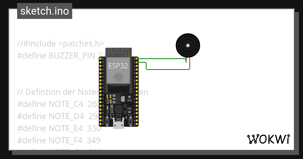 esp32 sur saptak - Wokwi ESP32, STM32, Arduino Simulator
