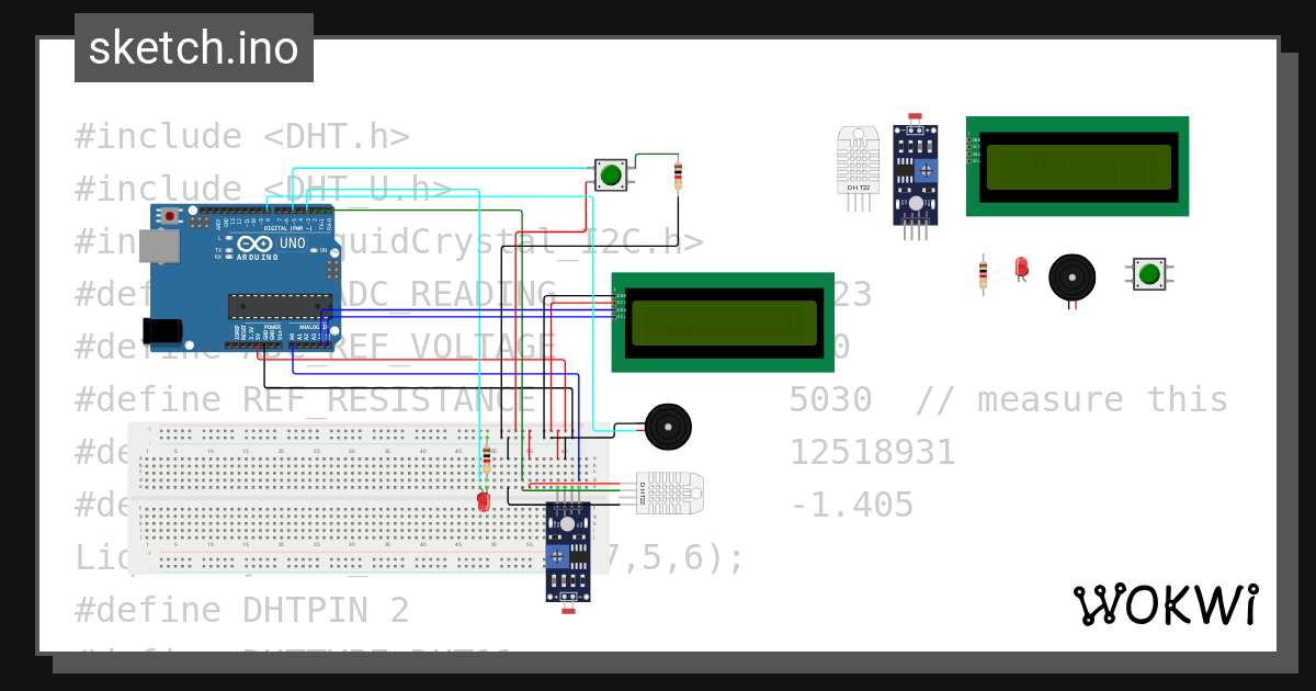 Project Cuaca Wokwi Esp32 Stm32 Arduino Simulator 6195