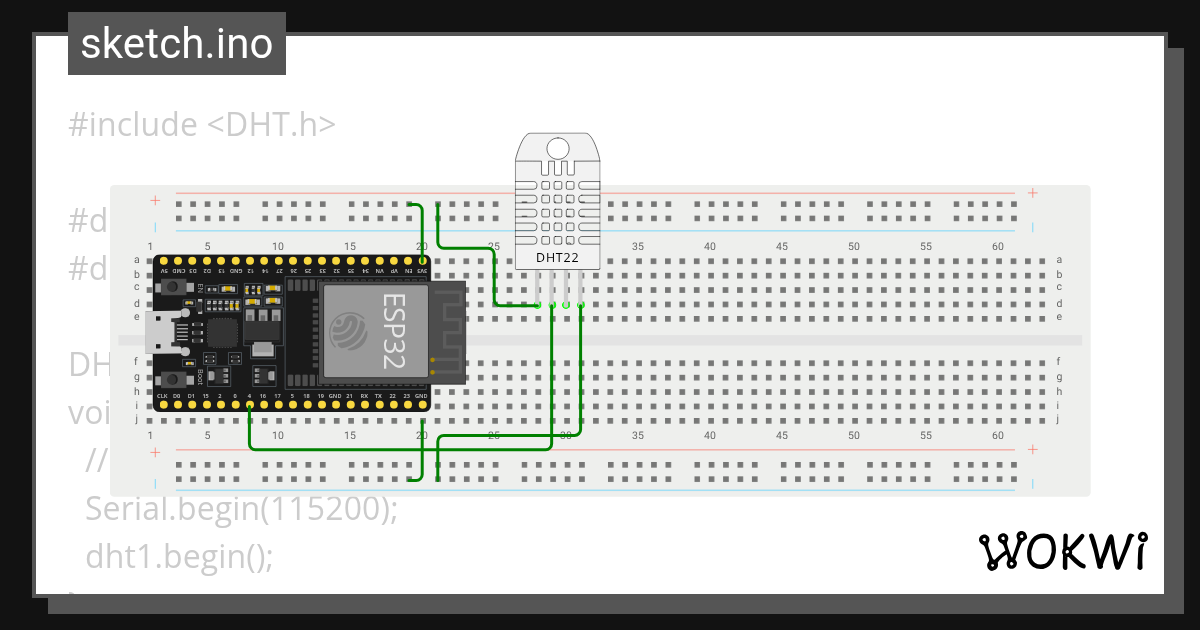 Digital sensor - Wokwi ESP32, STM32, Arduino Simulator