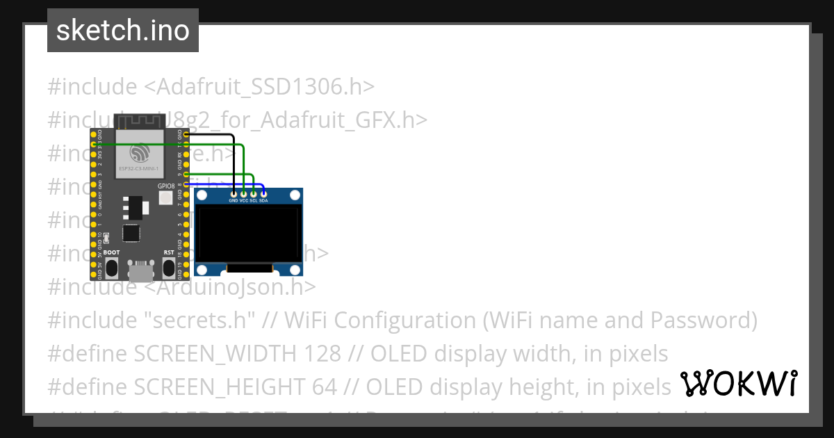 ESP32 iMessage ch - Wokwi ESP32, STM32, Arduino Simulator