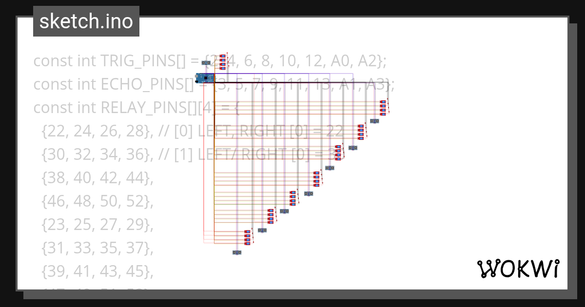 8 Side loop side logic - Wokwi ESP32, STM32, Arduino Simulator