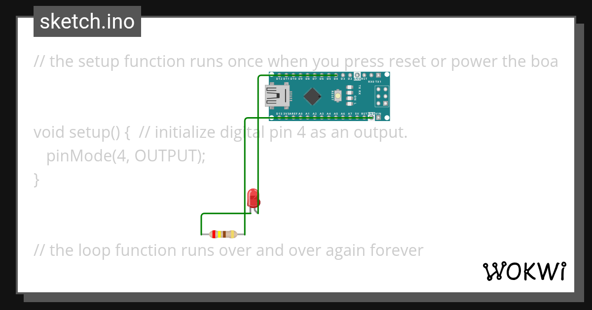 1 code - Wokwi ESP32, STM32, Arduino Simulator