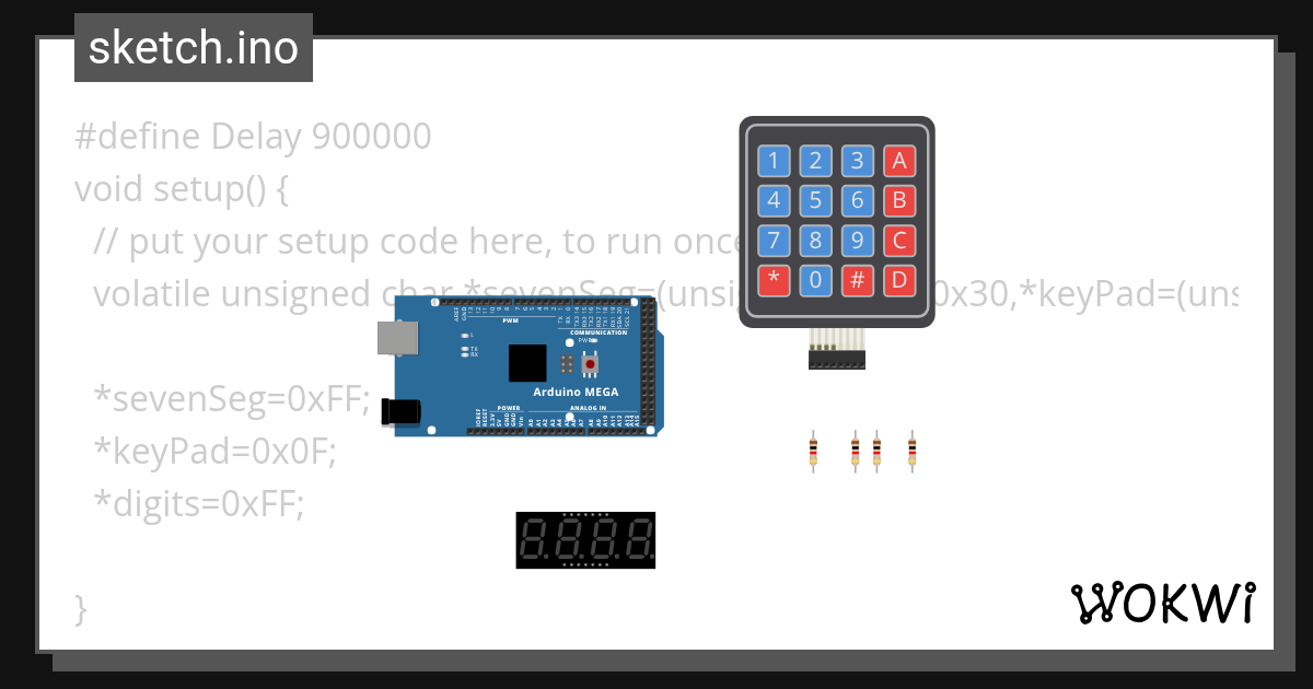 keypad_set1_part2 - Wokwi ESP32, STM32, Arduino Simulator