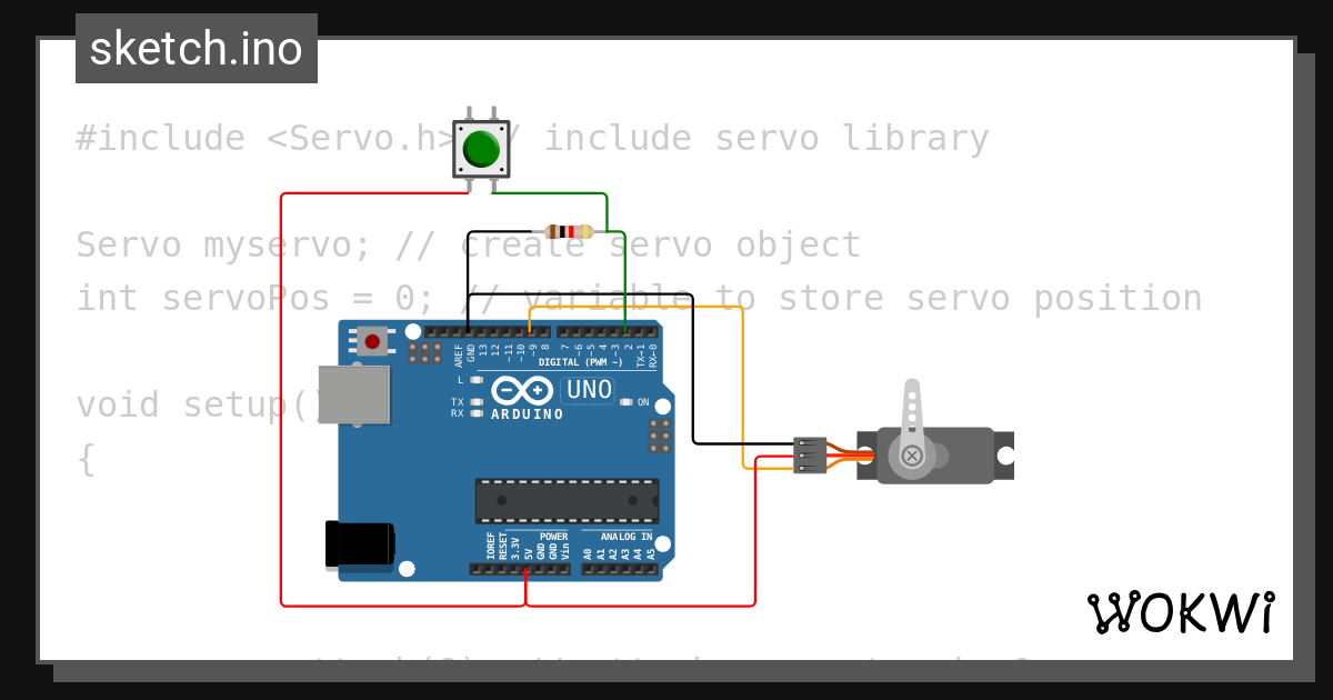 Servocontrol Wokwi Esp32 Stm32 Arduino Simulator 