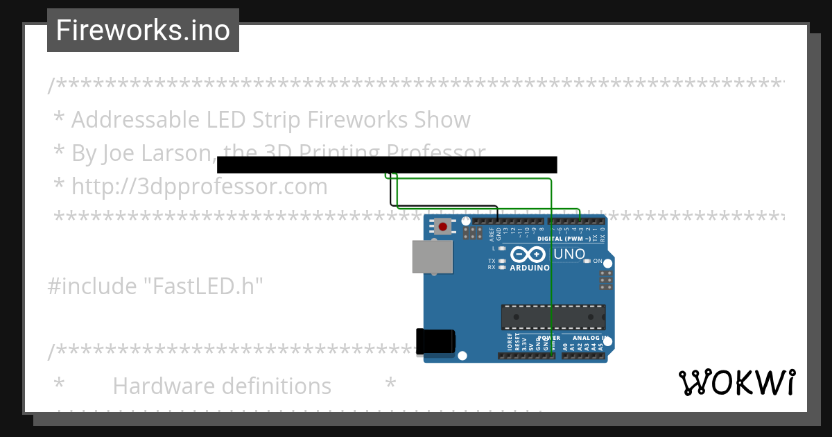 Fireworks Copy - Wokwi ESP32, STM32, Arduino Simulator