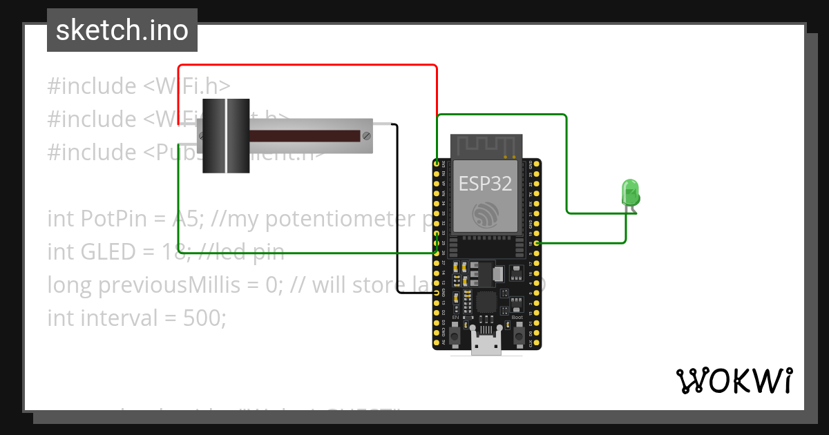 iot project - slave unit - Wokwi ESP32, STM32, Arduino Simulator