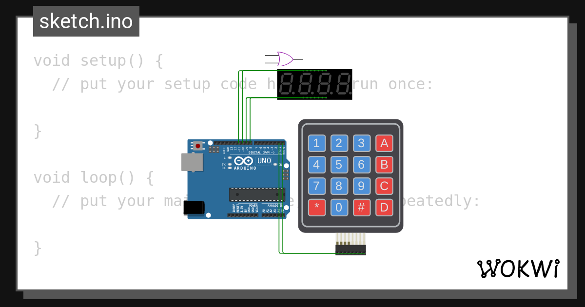 Display The Number Of Keyboard Inputs Wokwi Esp32 Stm32 Arduino Simulator 2469
