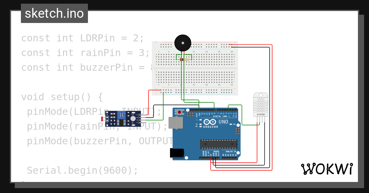 Wokwi Air Hujan26 Wokwi Esp32 Stm32 Arduino Simulator