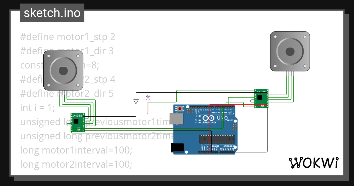 Pere Motores Pasa A Paso Wokwi Esp32 Stm32 Arduino Simulator 