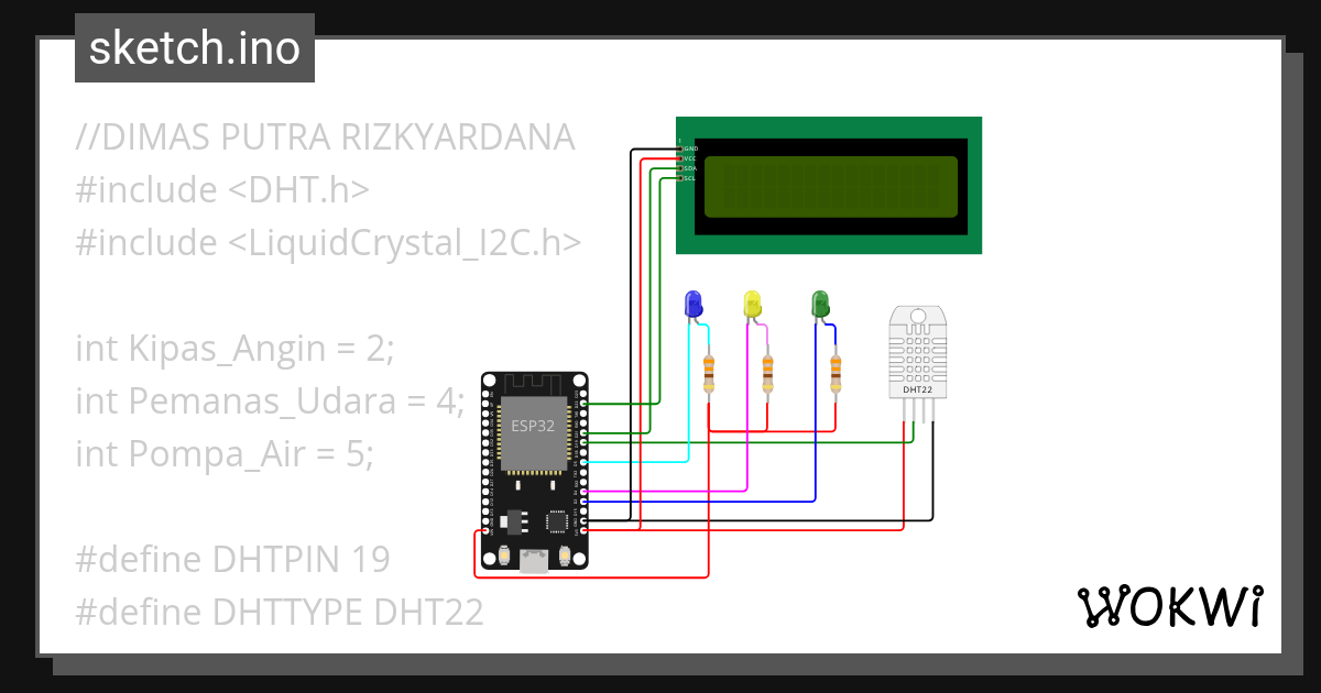 Dimas Putra Rizkyardana - 05202040025 Pengendalian Suhu dan Kelembaban - Wokwi ESP32, STM32 ...