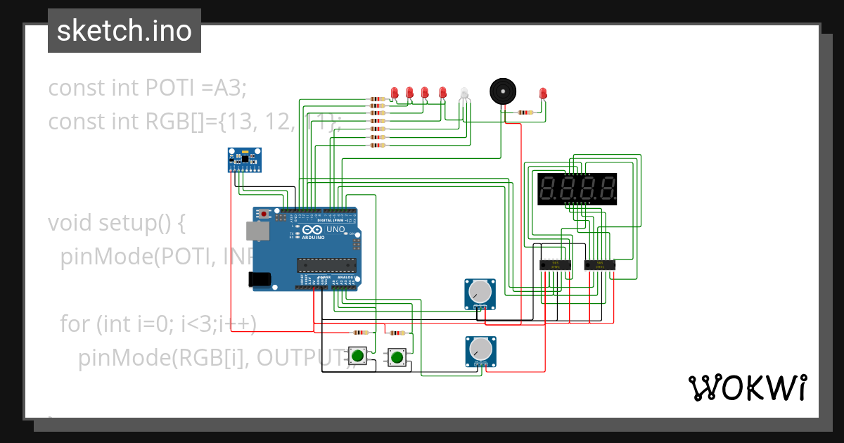 3_Dioden_mit_Potentiometer_ansteuern - Wokwi ESP32, STM32, Arduino Simulator