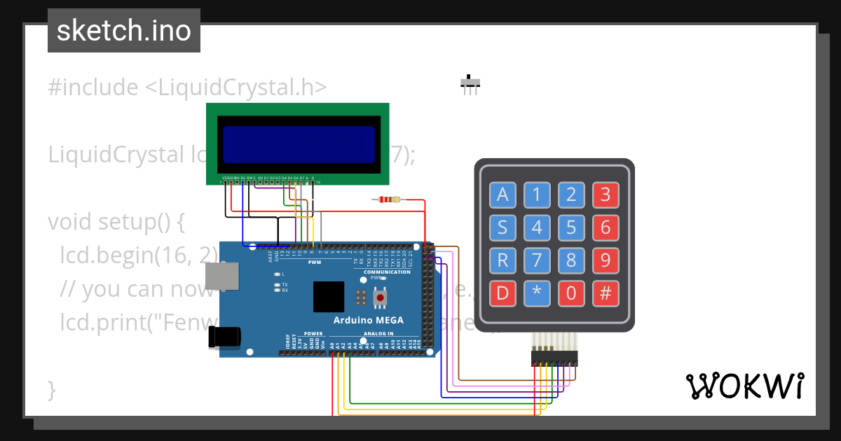 Fenwal Panel - Wokwi ESP32, STM32, Arduino Simulator