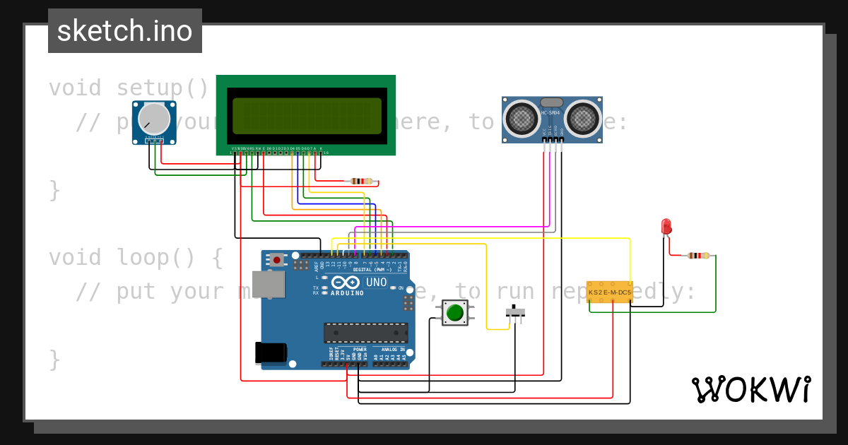 Water Level Monitoring Wokwi Esp32 Stm32 Arduino Simulator