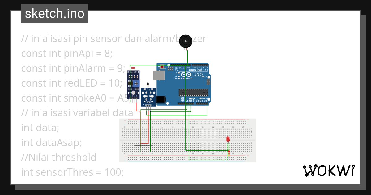 Sensor Api Dan Asap Done Copy Wokwi Esp32 Stm32 Arduino Simulator 