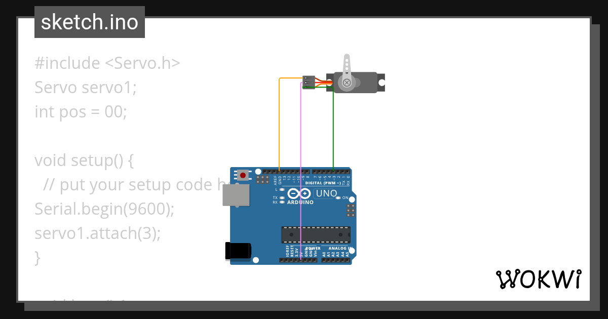 Servo - Wokwi ESP32, STM32, Arduino Simulator