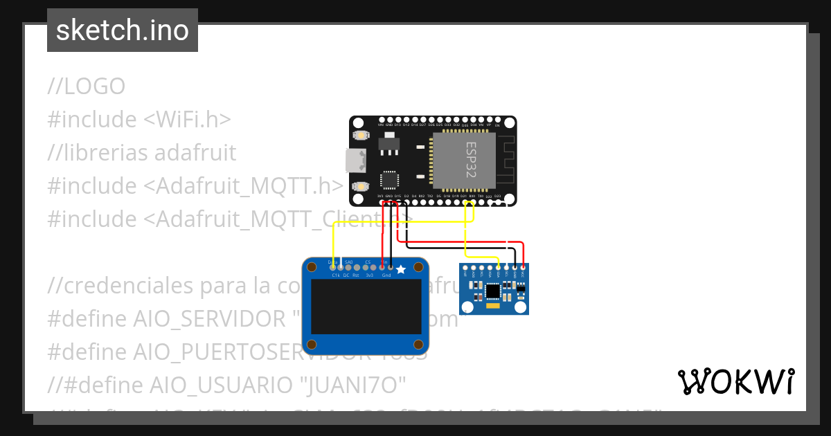 esp32-mpu6050 Copy LOGO - Wokwi ESP32, STM32, Arduino Simulator